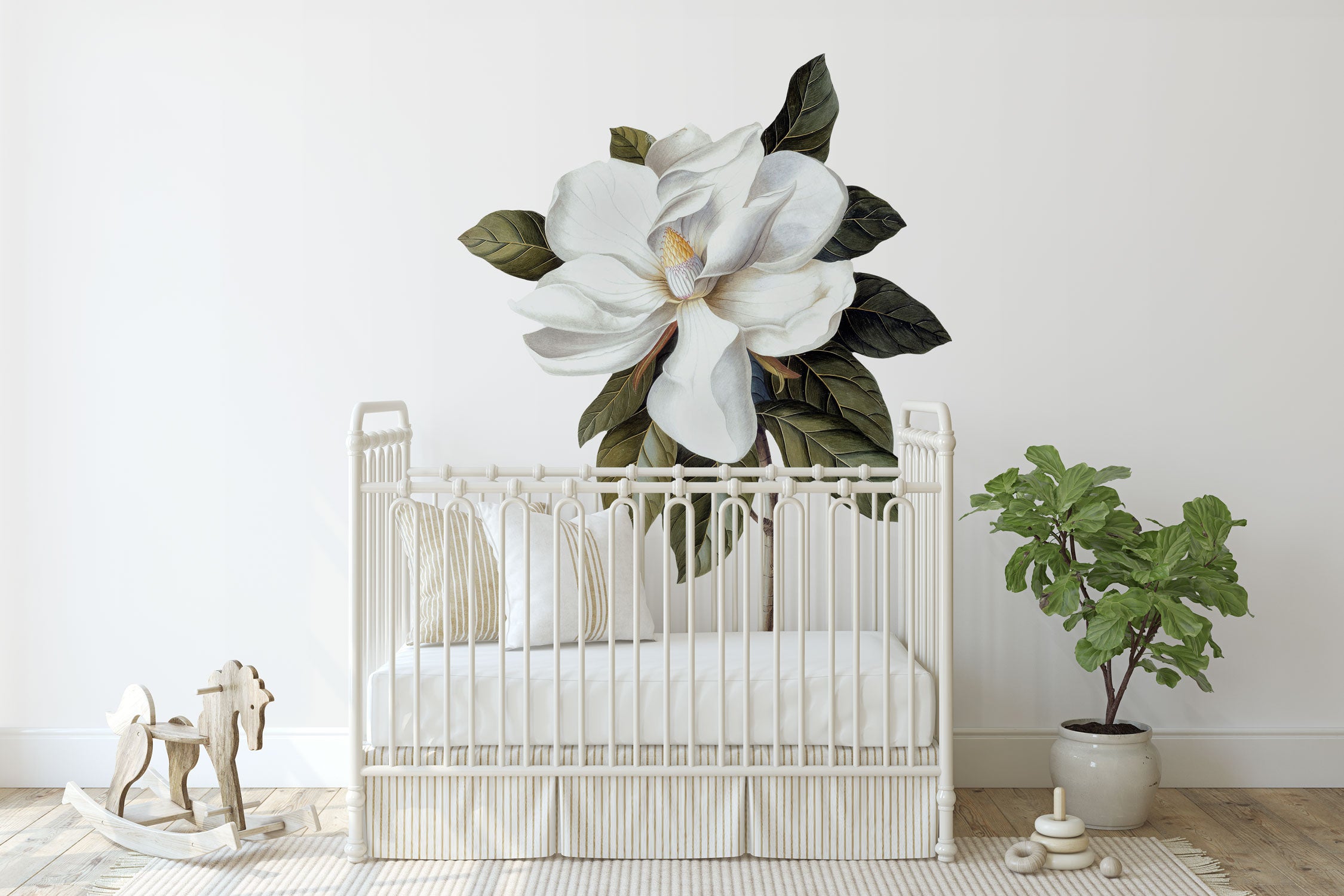 Oversize Magnolia Decal – Curated Walls